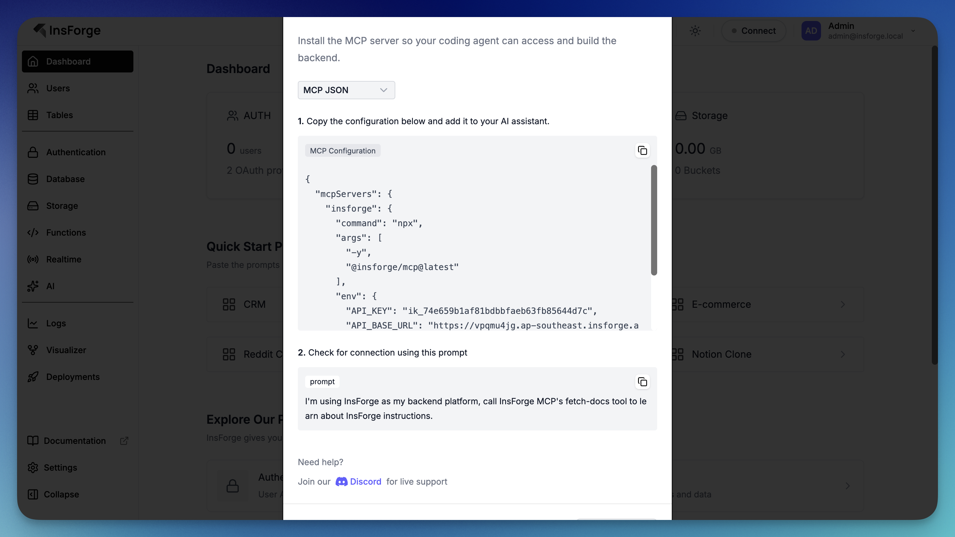 Blogs: How to Use Insforge on Zeabur - Zeabur